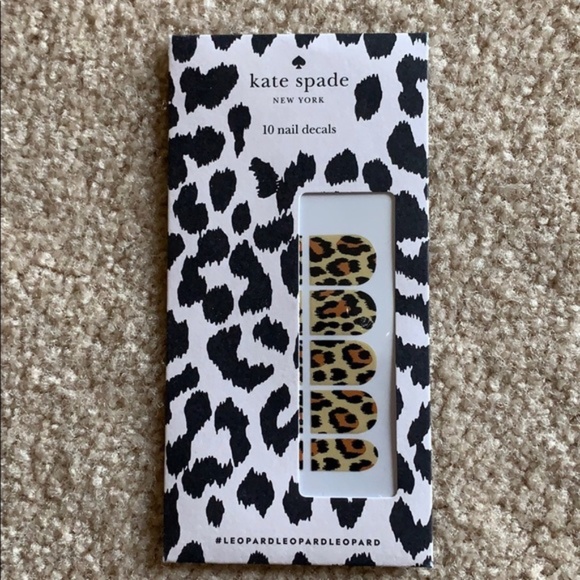 kate spade | Other | Kate Spade Leopard Nail Decals | Poshmark